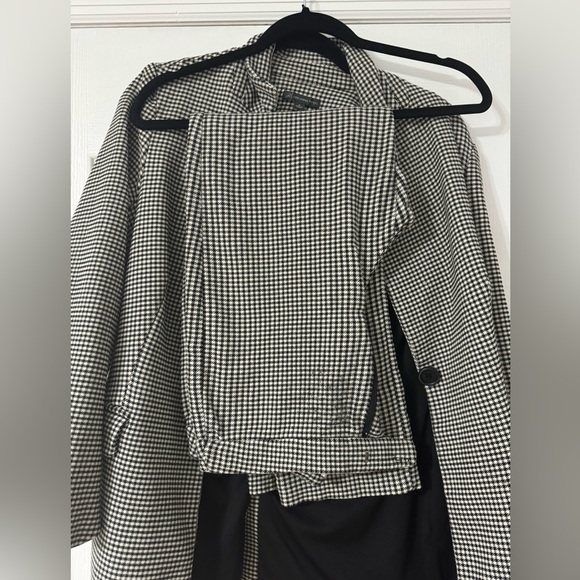 Adrianna Papell | Other | Matching Suit Set Black And White Houndstooth ...